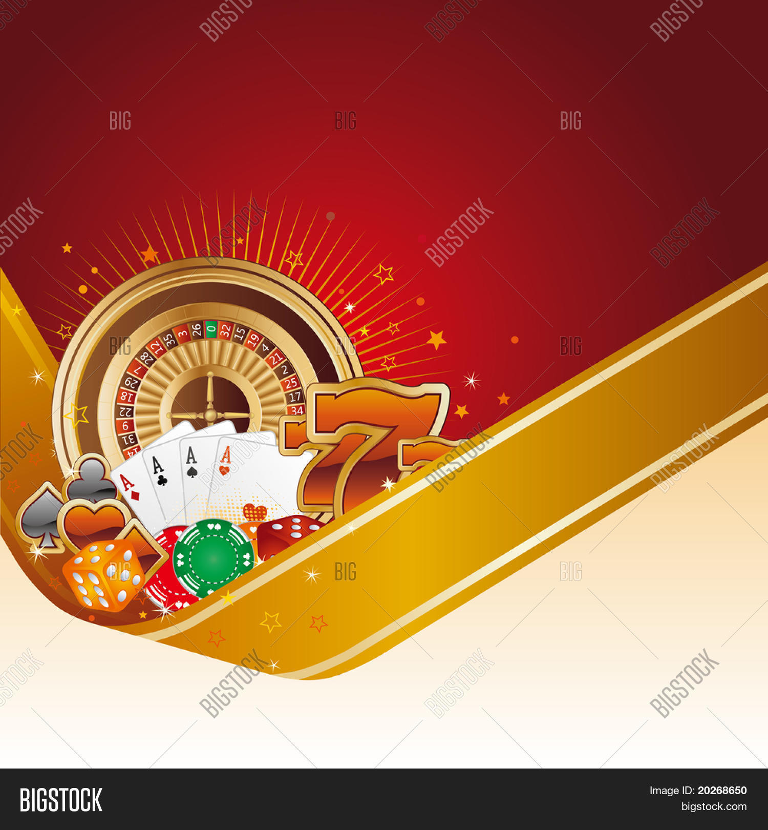 Casino Design Element Vector & Photo (Free Trial) | Bigstock