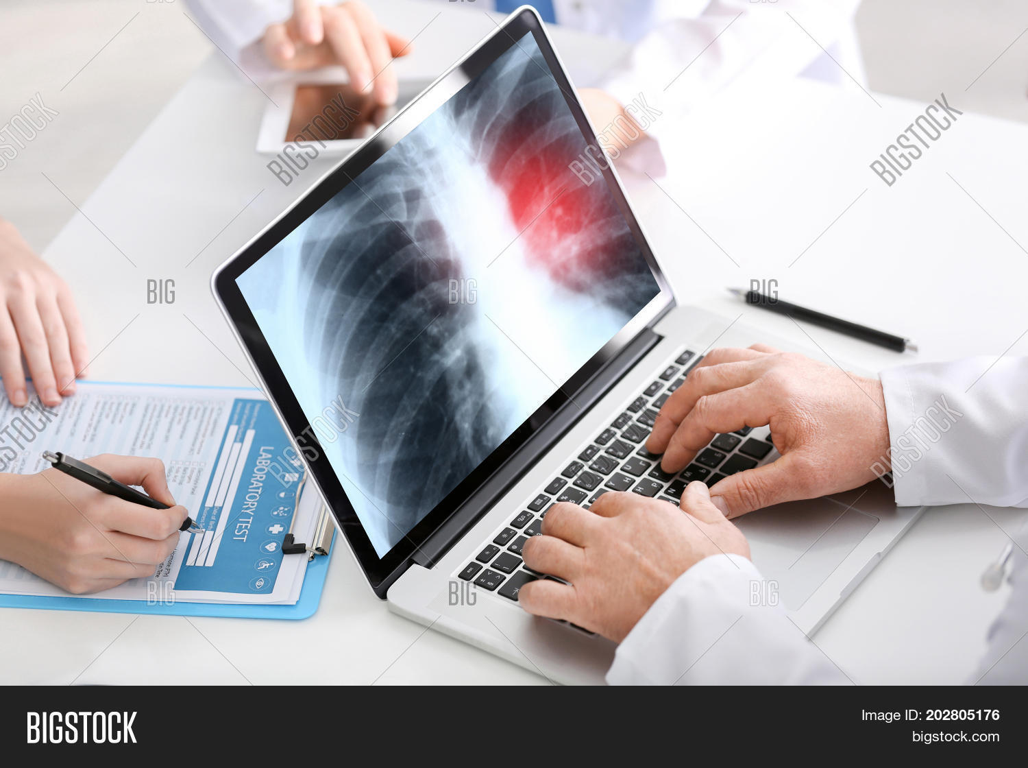 Doctor Working Laptop Image & Photo (Free Trial) | Bigstock