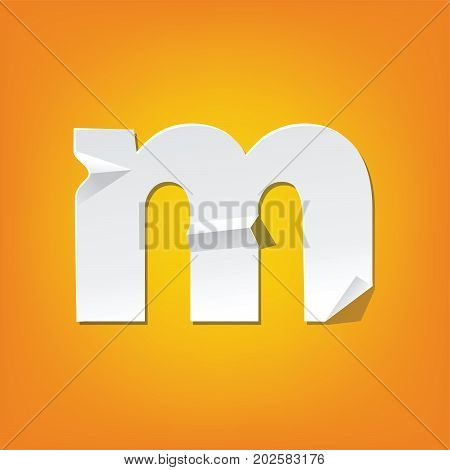 M Lowercase Letter Vector & Photo (Free Trial) | Bigstock