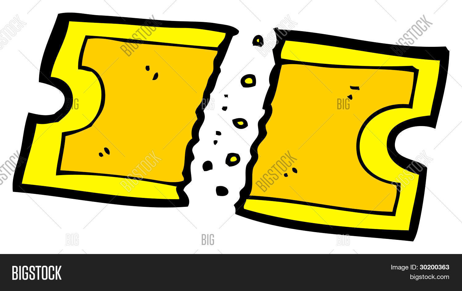Cartoon Golden Ticket Image & Photo (Free Trial) | Bigstock