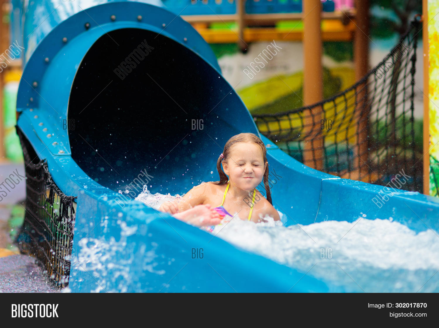 Kids Aqua Park. Child Image & Photo (Free Trial) | Bigstock