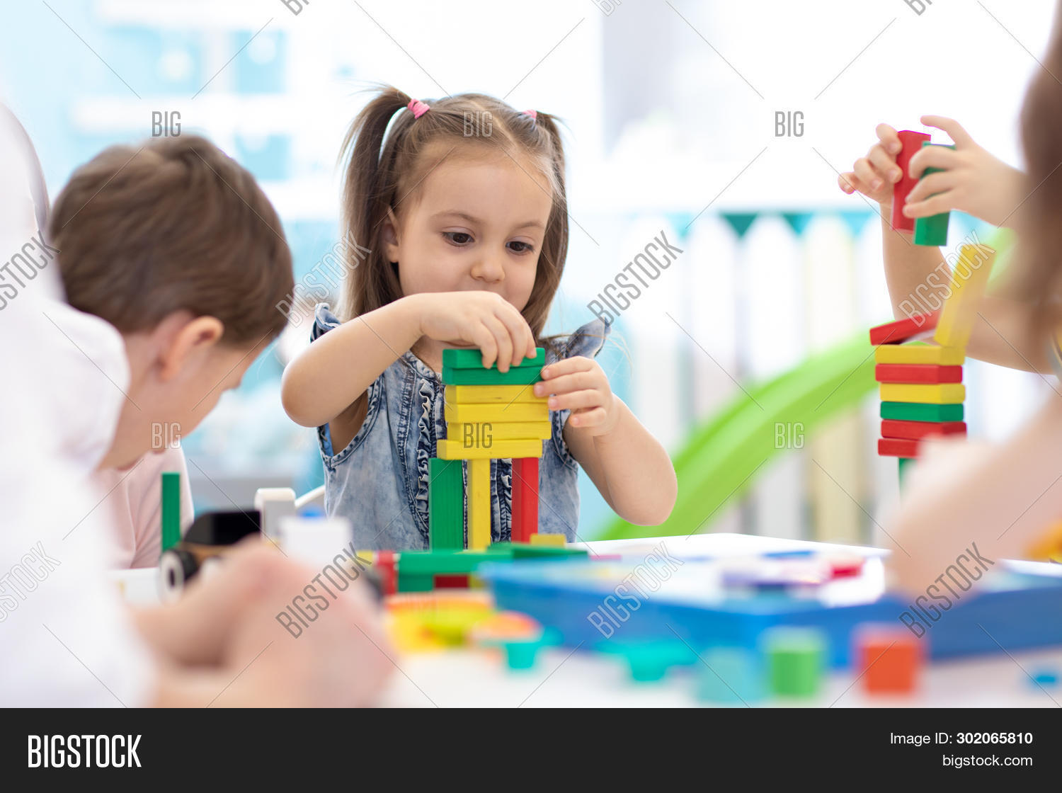 Little Children Build Image & Photo (Free Trial) | Bigstock