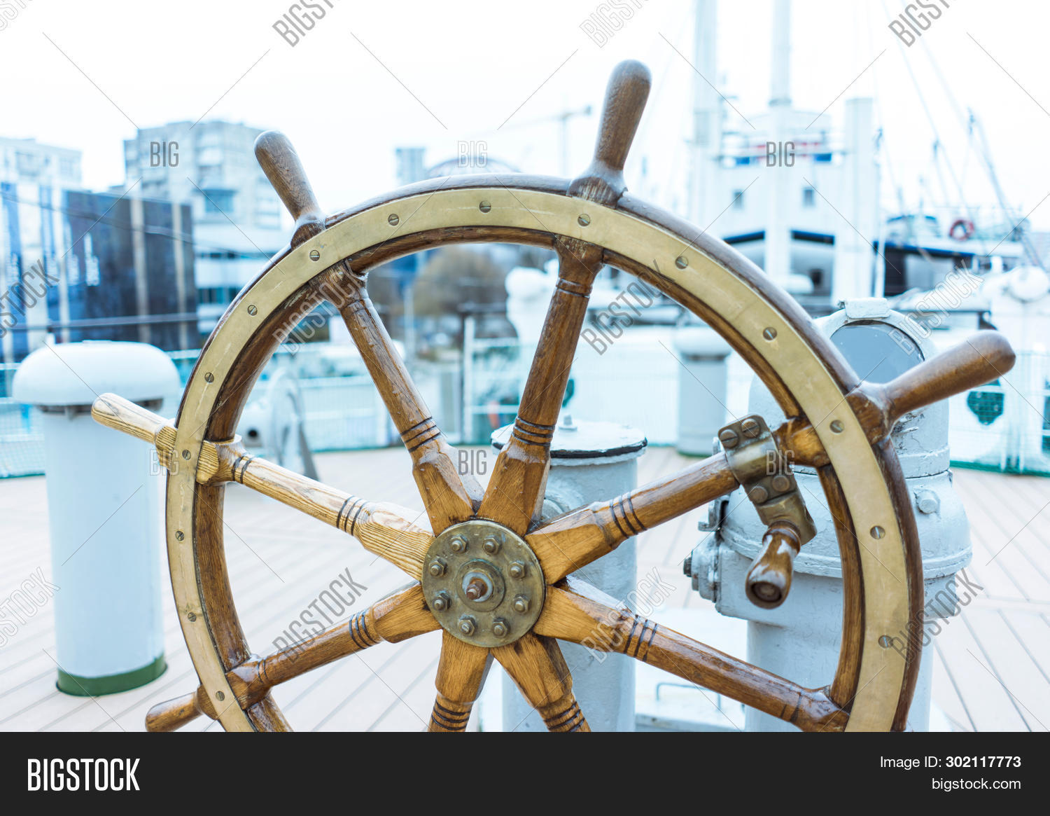 Ship's Helm, Ship Image & Photo (Free Trial) | Bigstock