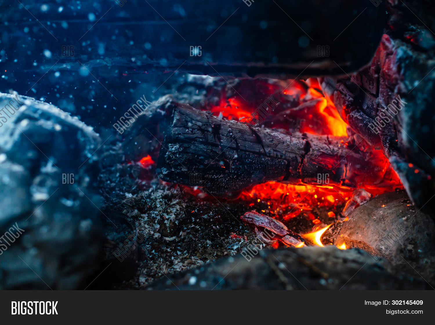 Smoldered Logs Burned Image & Photo (Free Trial) | Bigstock