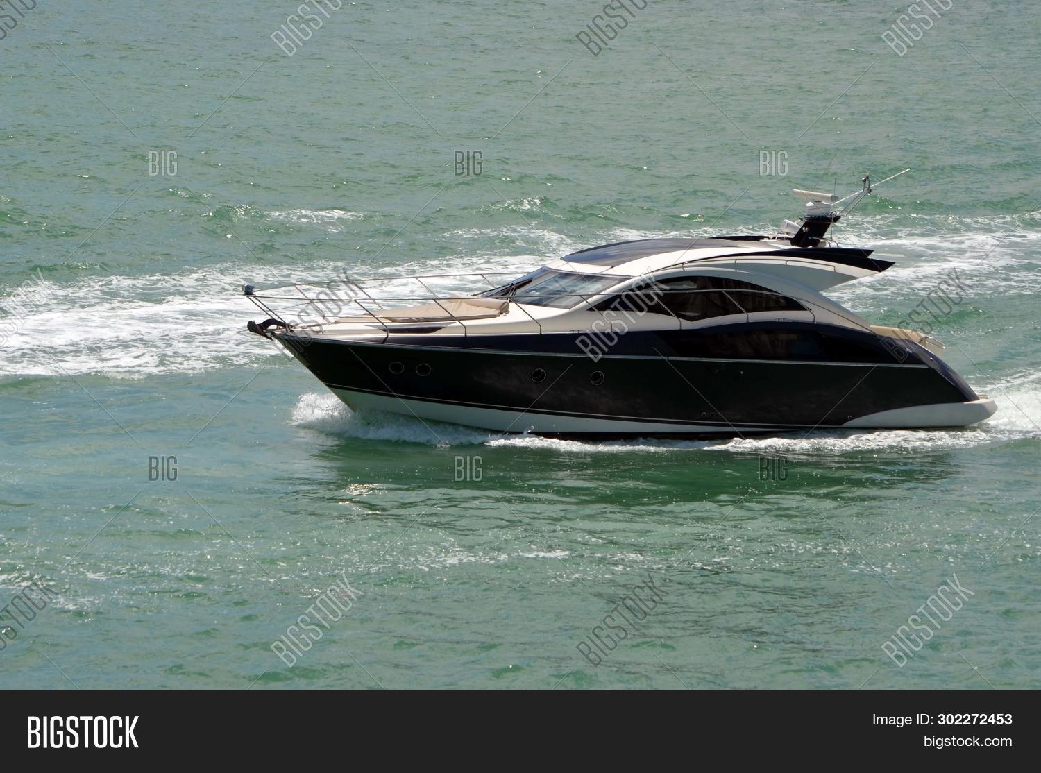 Upscale Cabin Cruiser Image & Photo (Free Trial) | Bigstock