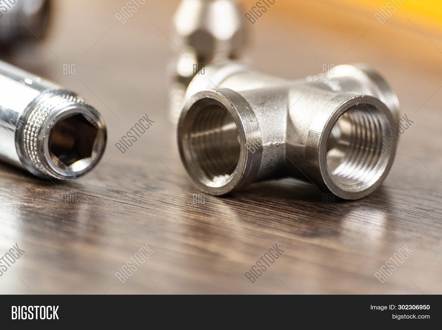 Steel Water Fittings Image & Photo (Free Trial) | Bigstock