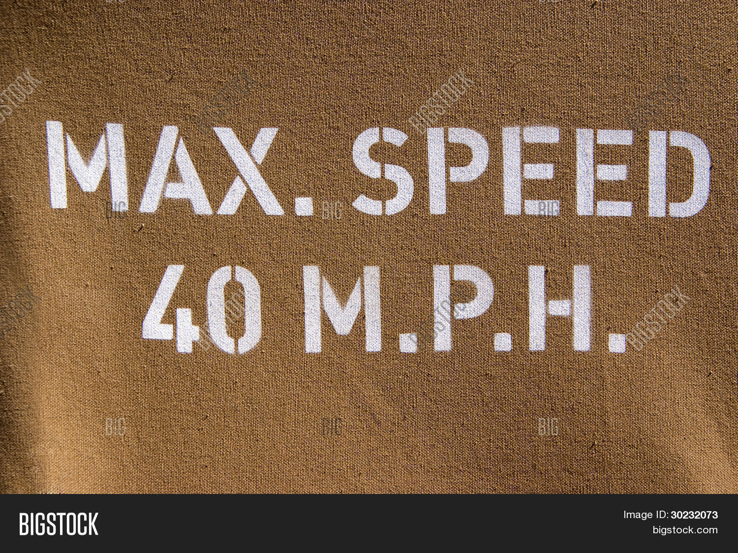 Warning Sign Max Speed Image & Photo (Free Trial) | Bigstock