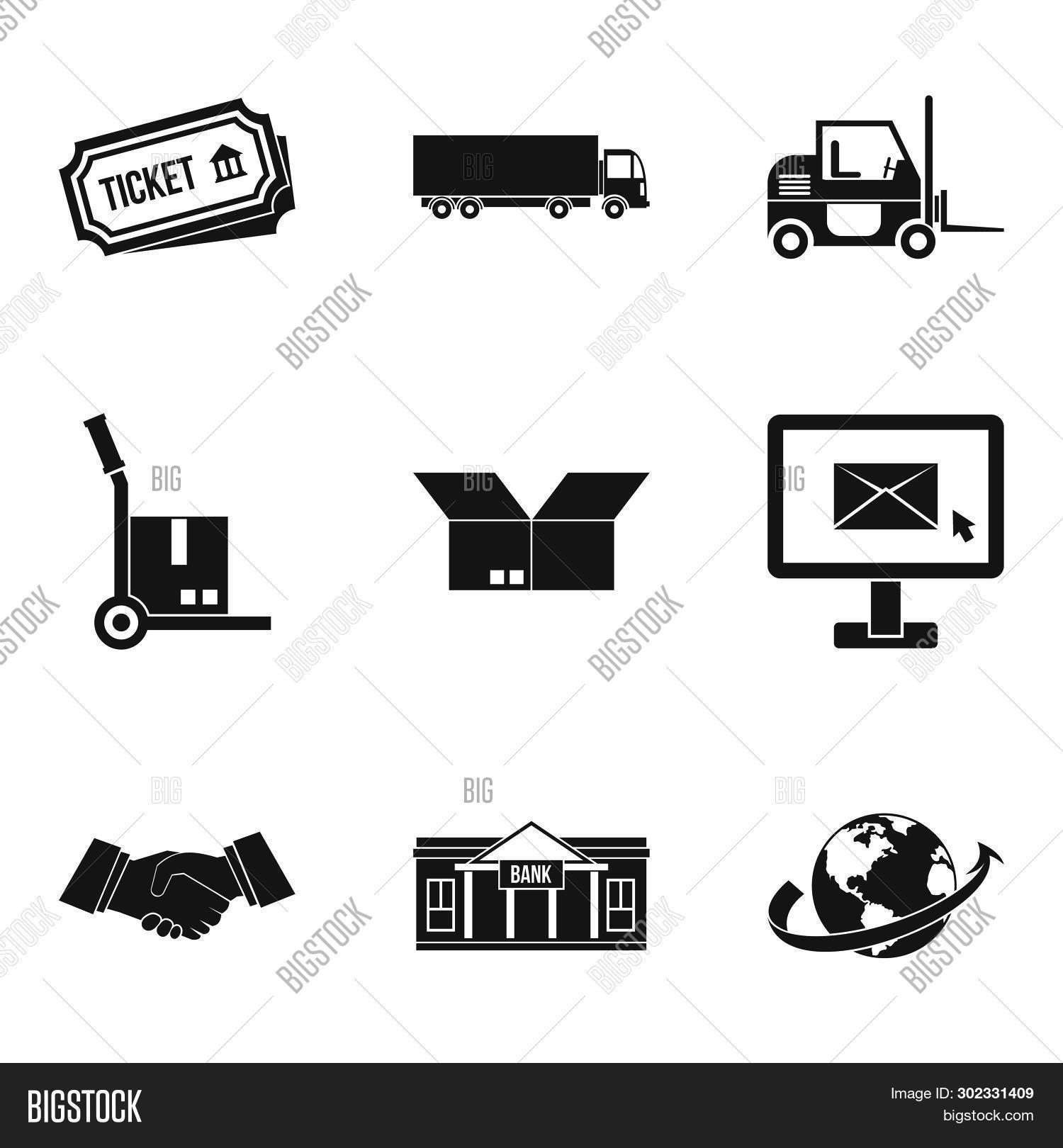Procurement Icons Set Image & Photo (Free Trial) | Bigstock