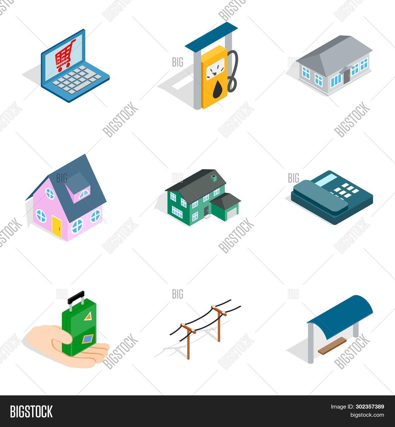 Landlord Icons Set. Image & Photo (Free Trial) | Bigstock