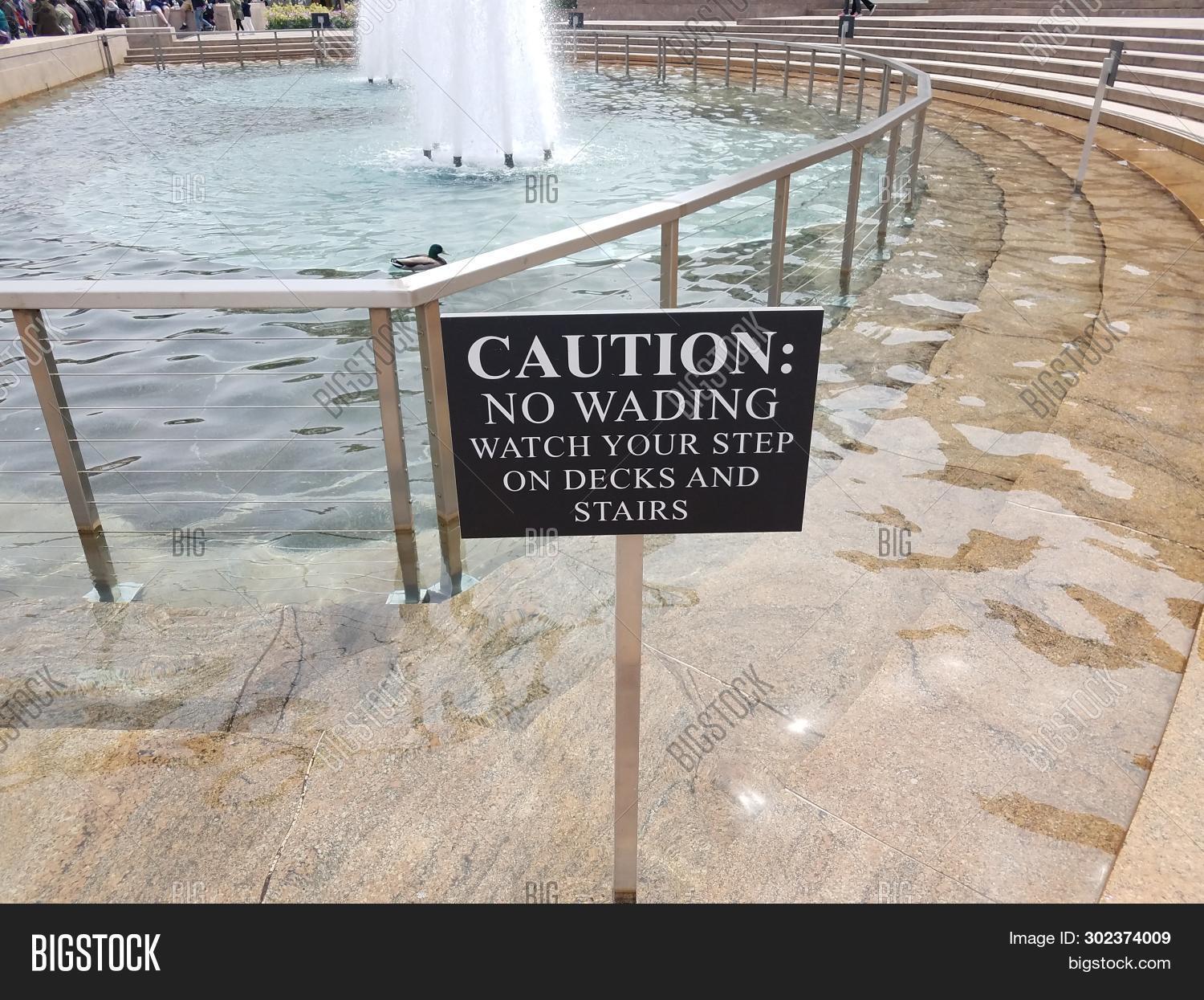 Caution No Wading Image & Photo (Free Trial) | Bigstock