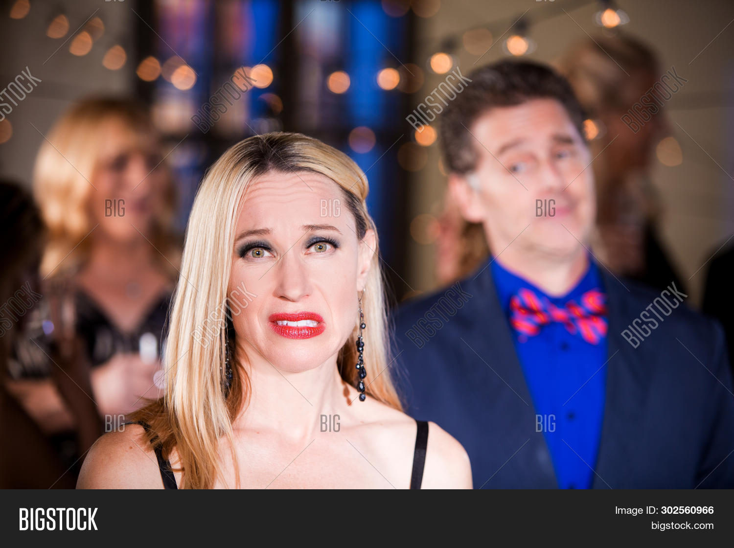 Woman Cringing Image & Photo (Free Trial) | Bigstock