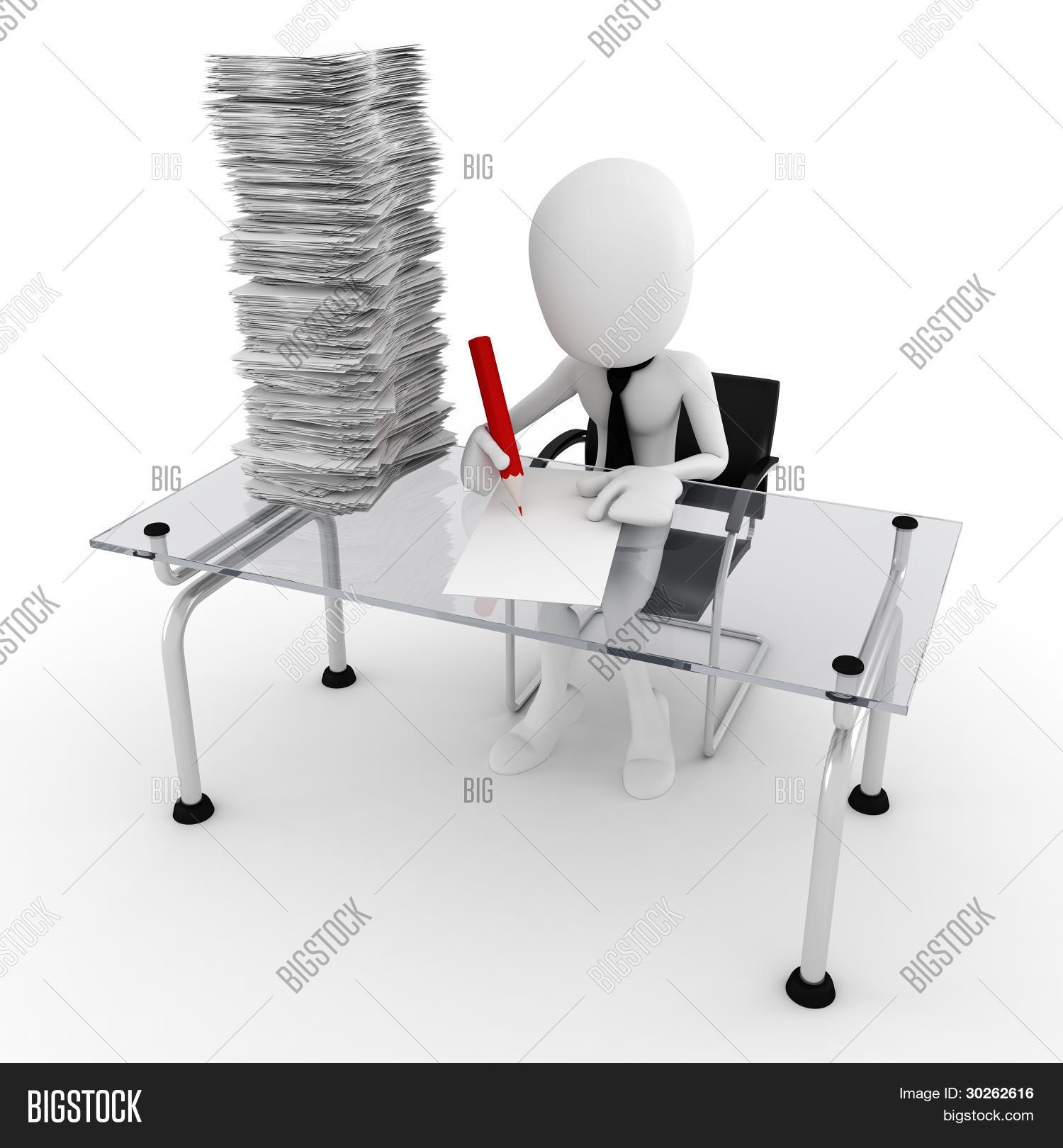 3d Man On Business Image & Photo (Free Trial) | Bigstock