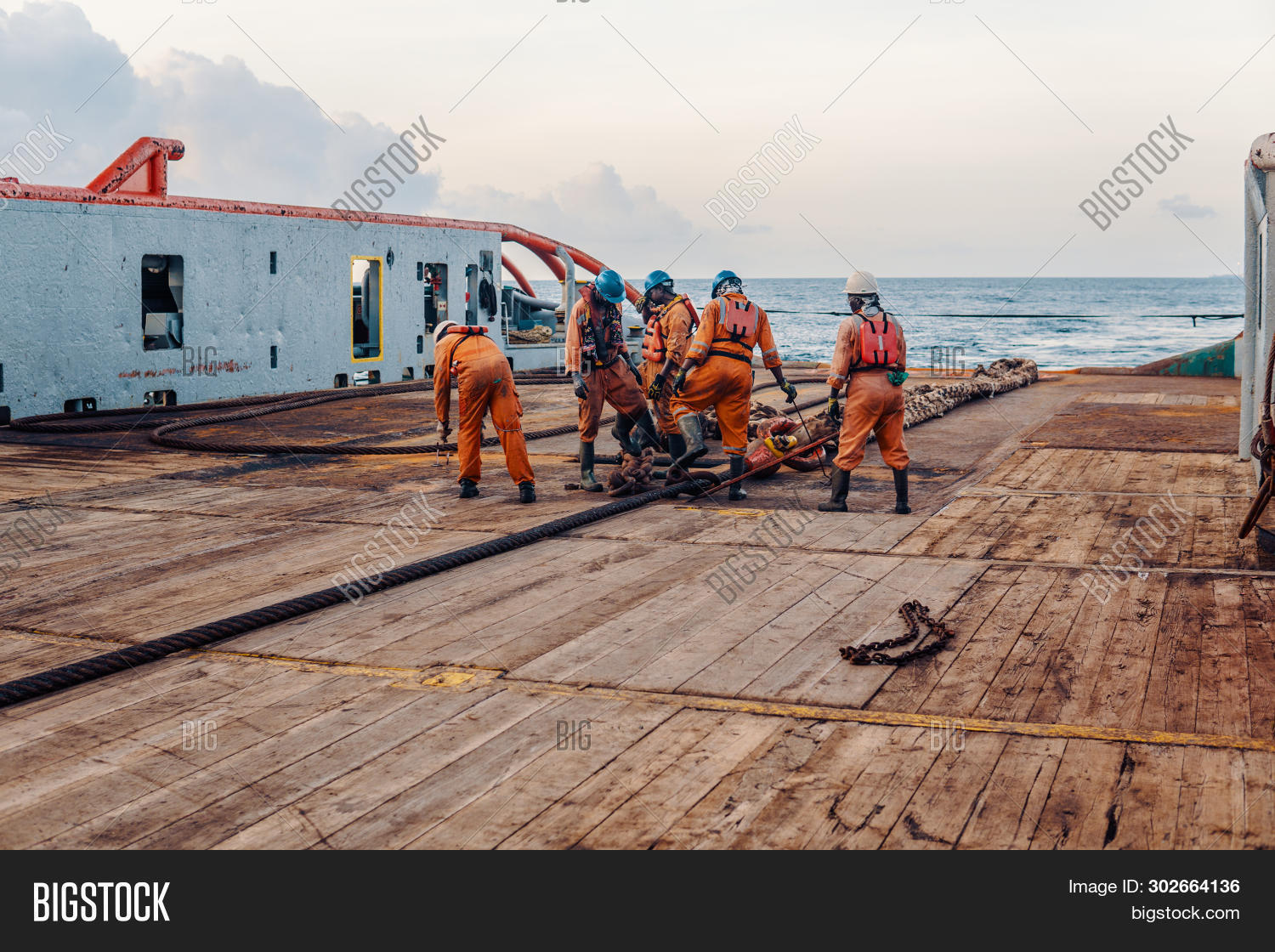 Vessel Crew Preparing Image & Photo (Free Trial) | Bigstock