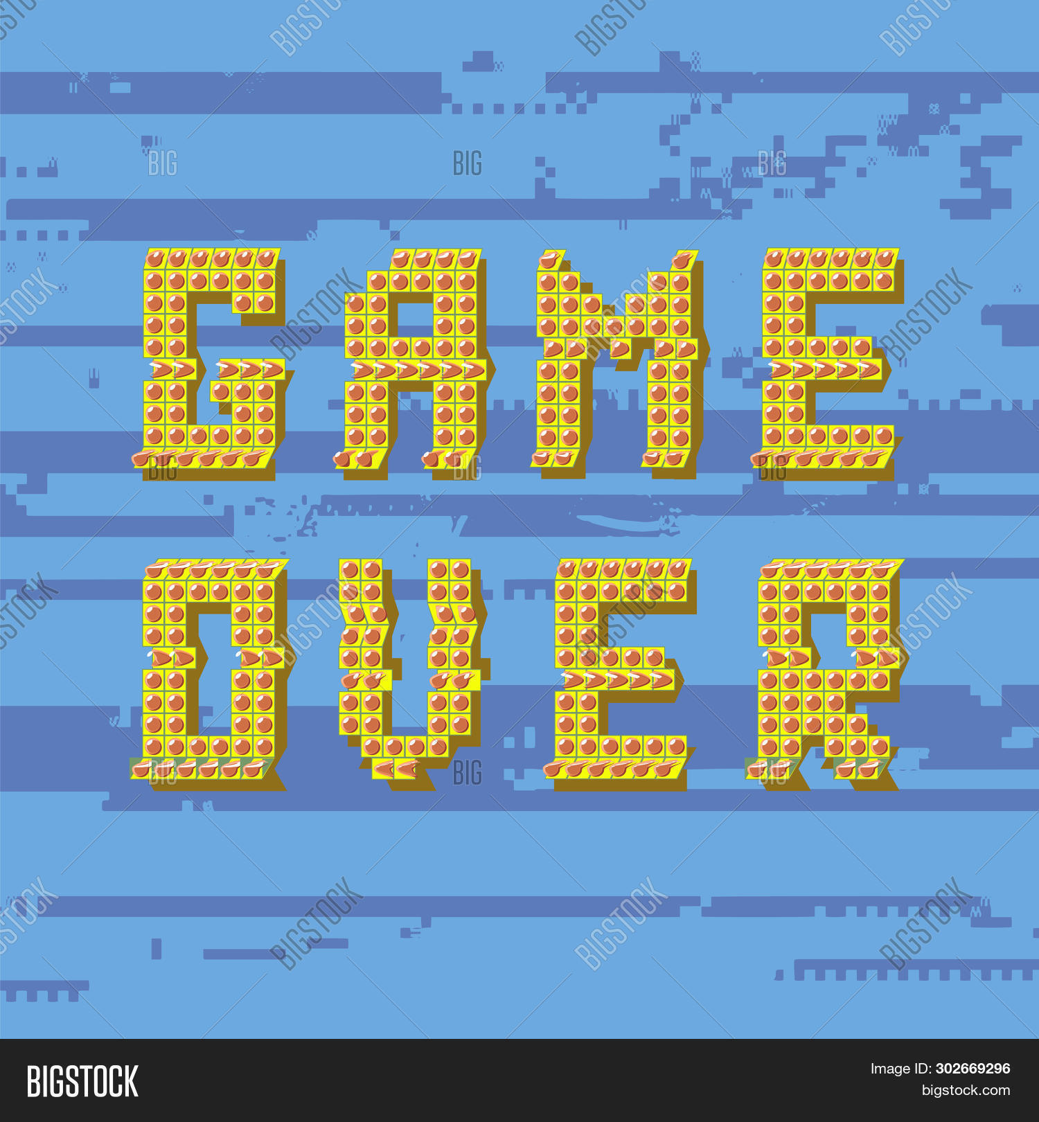Retro Pixel Game Over Image & Photo (Free Trial) | Bigstock