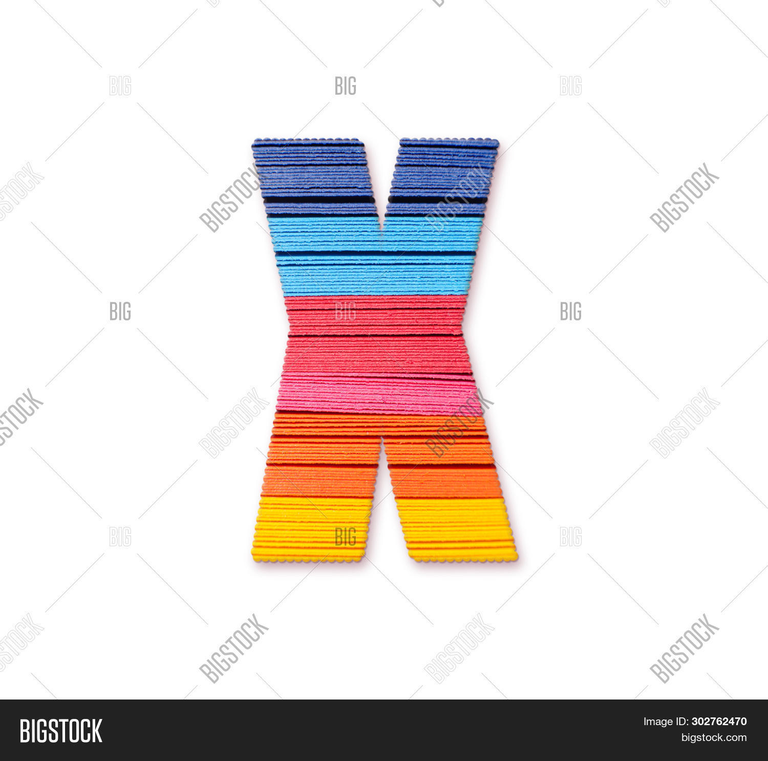Letter X. Rainbow Image & Photo (Free Trial) | Bigstock