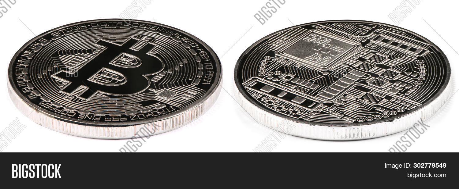 Silver Bitcoin Image & Photo (Free Trial) | Bigstock