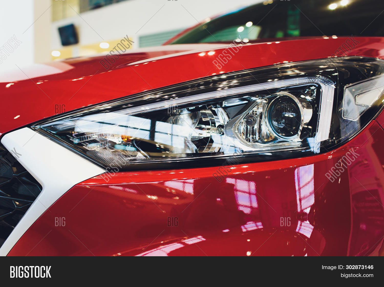 Close Headlight Detail Image & Photo (Free Trial) | Bigstock