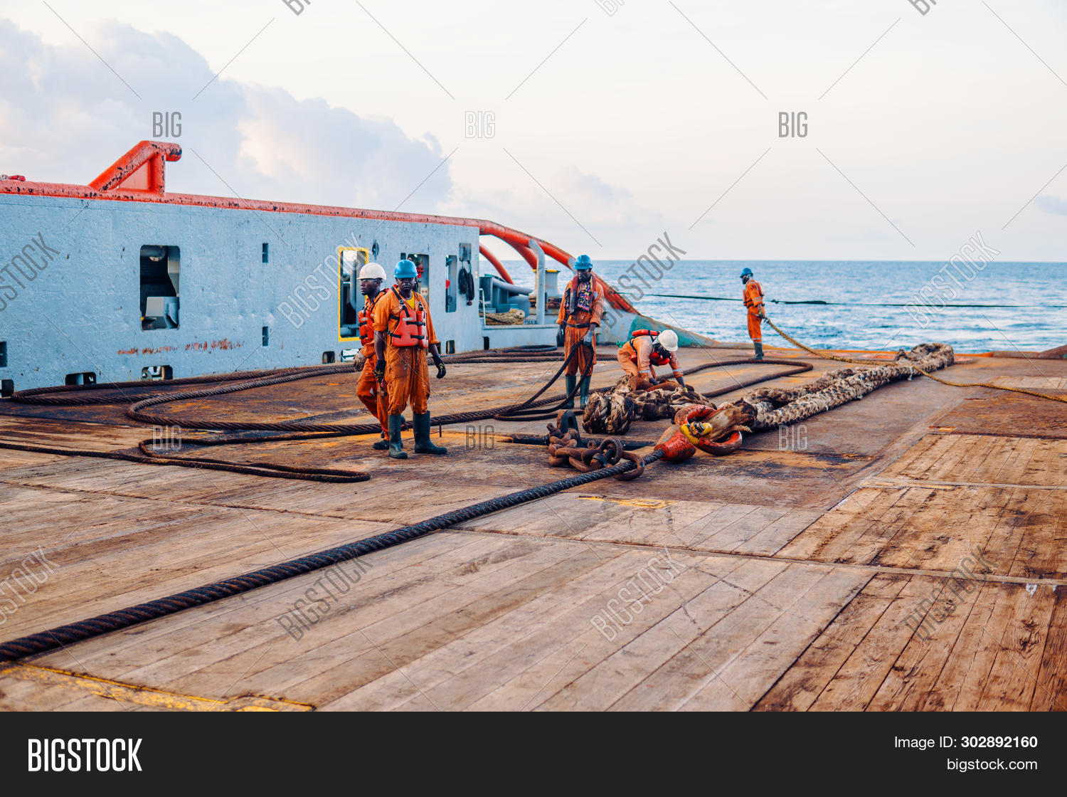 Vessel Crew Preparing Image & Photo (Free Trial) | Bigstock