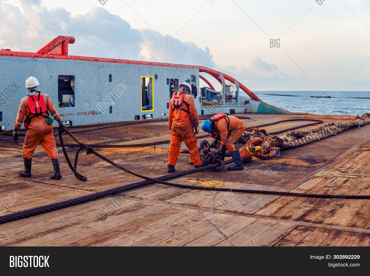 Vessel Crew Preparing Image & Photo (Free Trial) | Bigstock