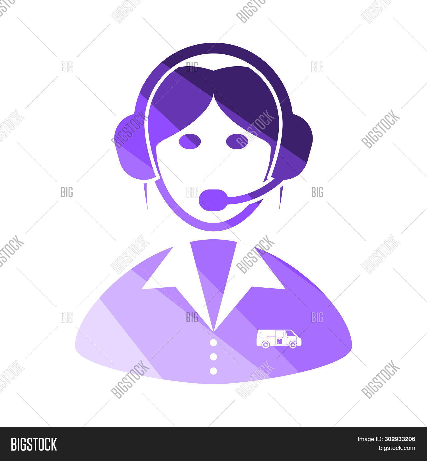 Logistic Dispatcher Vector & Photo (Free Trial) | Bigstock