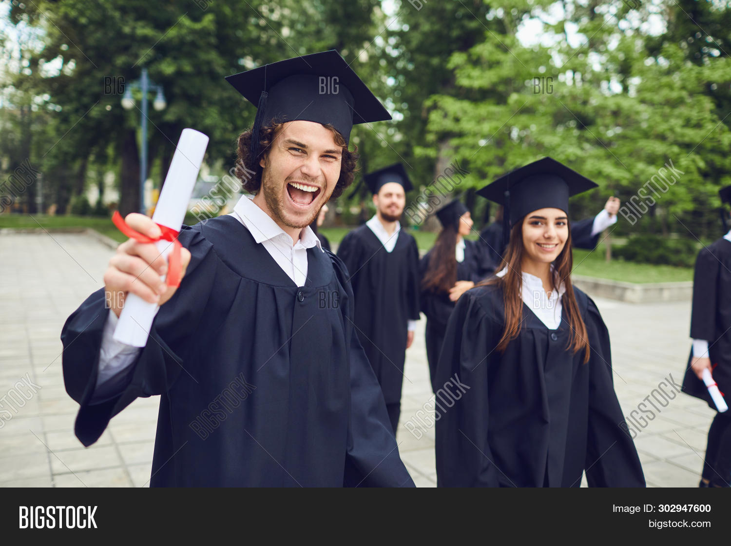 Man Graduate Smiling Image & Photo (Free Trial) | Bigstock