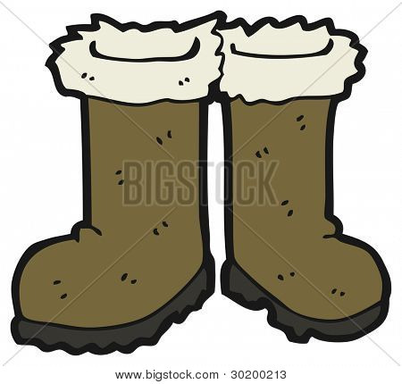 Winter Boots Cartoon Image & Photo (Free Trial) | Bigstock