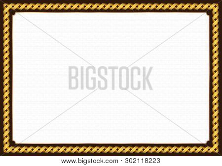 Yellow Frame Ribbon. Vector & Photo (Free Trial) | Bigstock