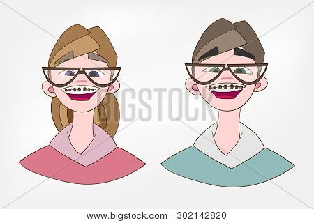 Nerd Brackets Images, Illustrations & Vectors (Free) - Bigstock