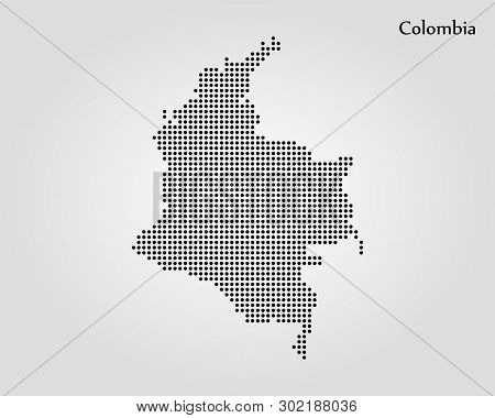 Map Colombia. Vector Vector & Photo (Free Trial) | Bigstock