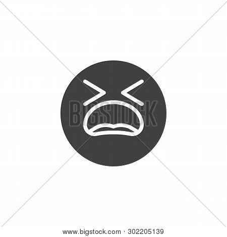 Suffering Face Emoji Vector & Photo (Free Trial) | Bigstock