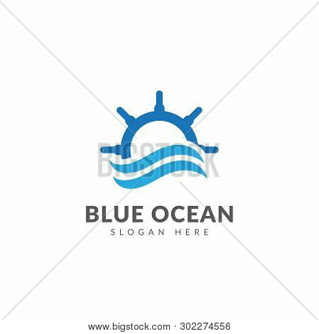Blue Ocean Logo Vector & Photo (Free Trial) | Bigstock