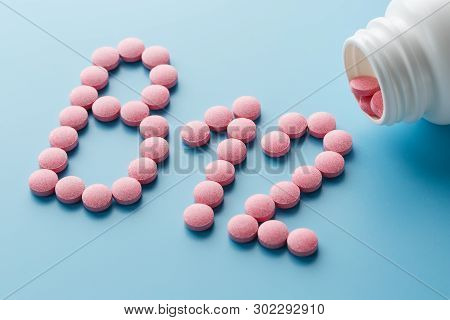Pink Round Vitamins Image & Photo (Free Trial) | Bigstock