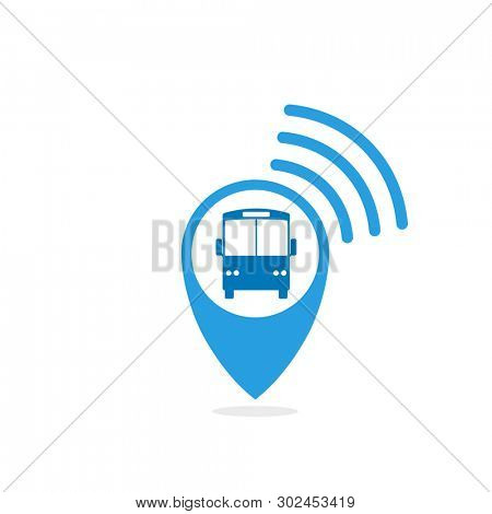 Bus Tracking Icon. Image & Photo (Free Trial) | Bigstock