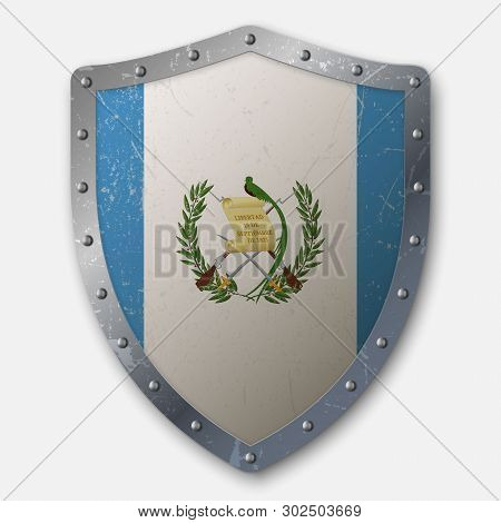 Old Shield Flag Vector & Photo (Free Trial) | Bigstock