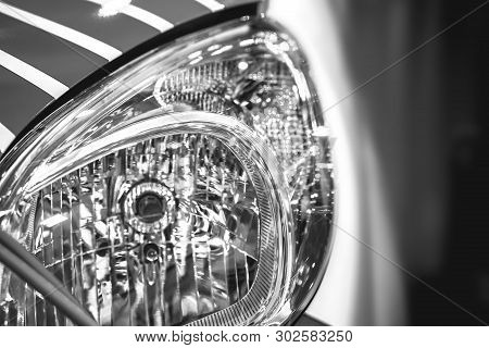 White Car Front Light Image & Photo (Free Trial) | Bigstock