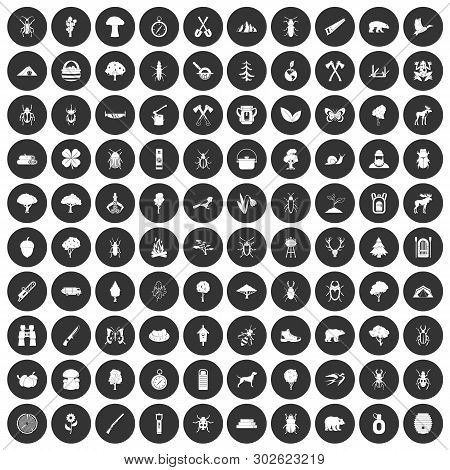 100 Forest Icons Set Image & Photo (Free Trial) | Bigstock