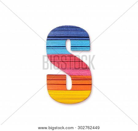 Letter S. Rainbow Image & Photo (Free Trial) | Bigstock