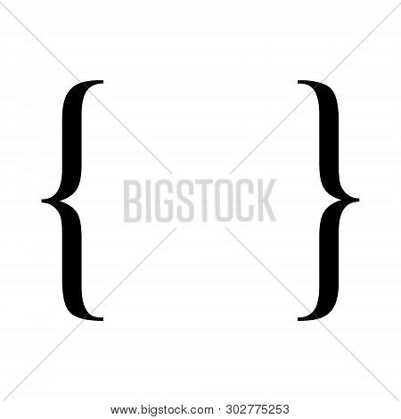 Curly Brackets Images, Illustrations & Vectors (Free) - Bigstock