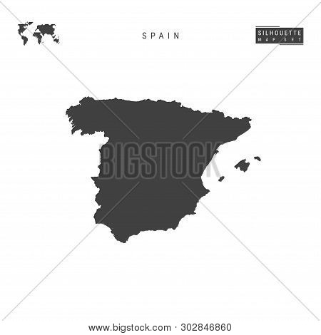 Outline Map Spain White Images, Illustrations & Vectors (Free) - Bigstock