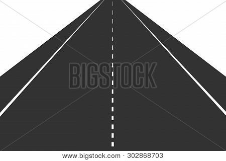 Black Road White Vector & Photo (Free Trial) | Bigstock