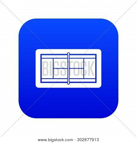 Tennis Court Icon Vector & Photo (Free Trial) | Bigstock