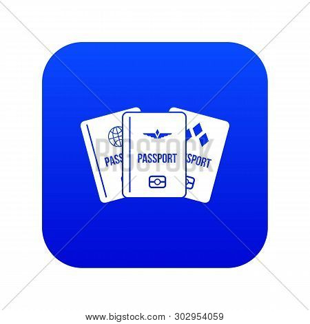 Passports Icon Vector & Photo (Free Trial) | Bigstock