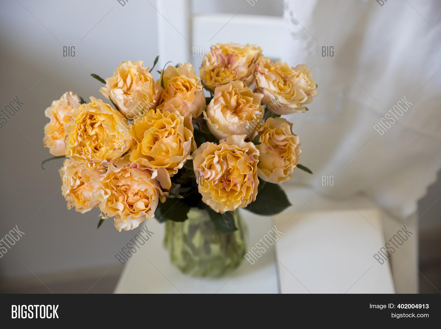 Bouquet Orange Roses Image & Photo (Free Trial) | Bigstock