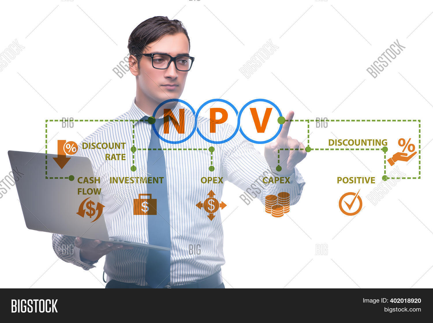Concept NPV - Net Image & Photo (Free Trial) | Bigstock