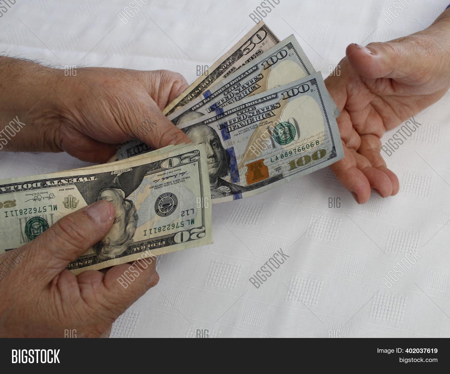 Hands Paying Receiving Image & Photo (Free Trial) | Bigstock