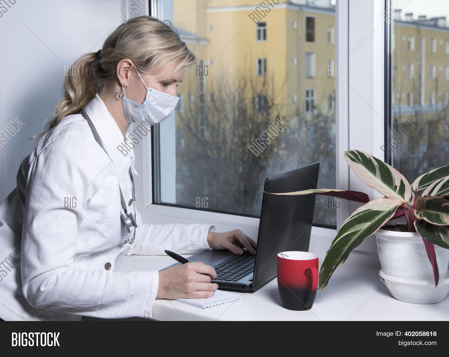 Doctor Works Online. Image & Photo (Free Trial) | Bigstock