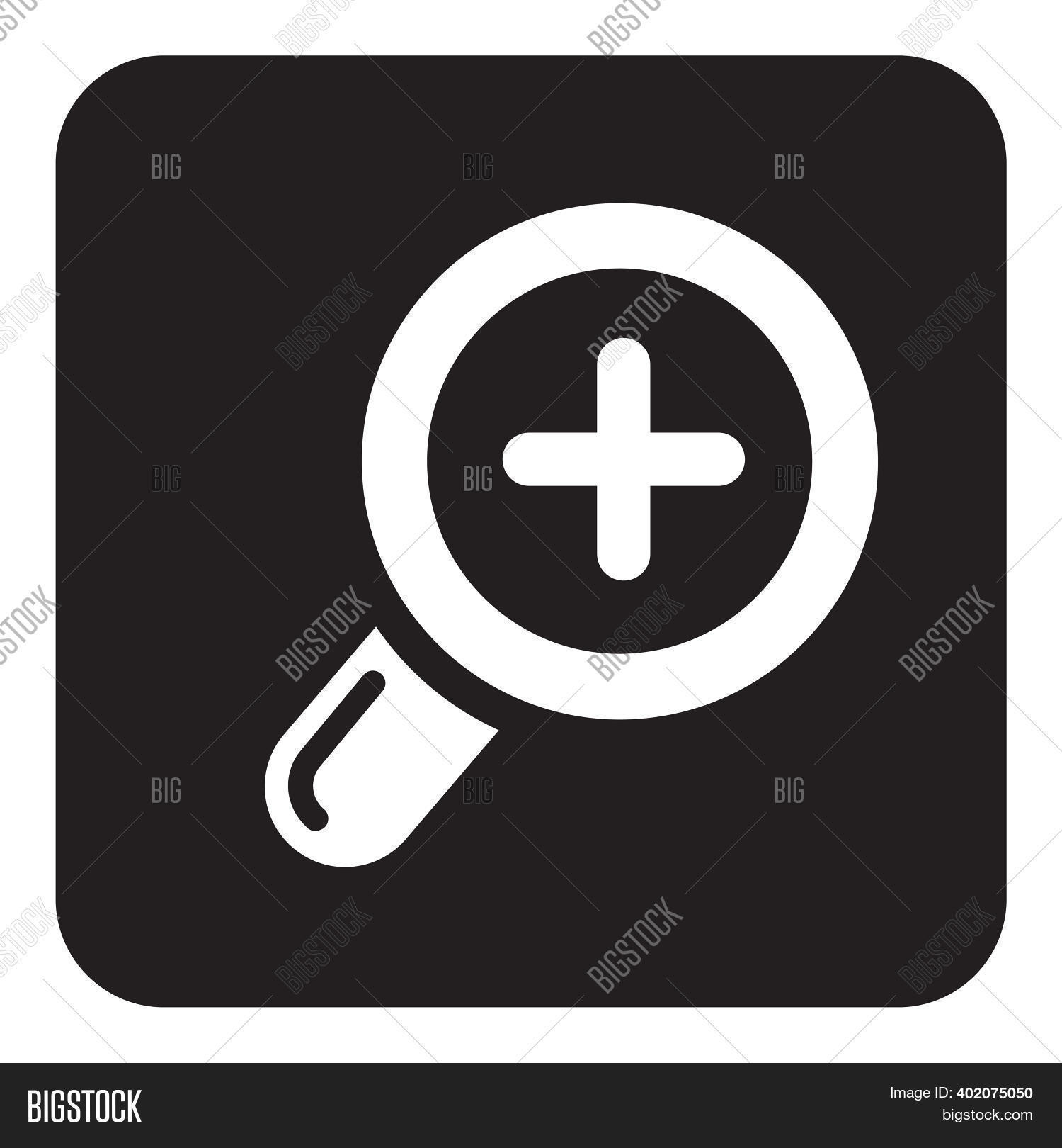 Zoom Icon Isolated On Image & Photo (Free Trial) | Bigstock