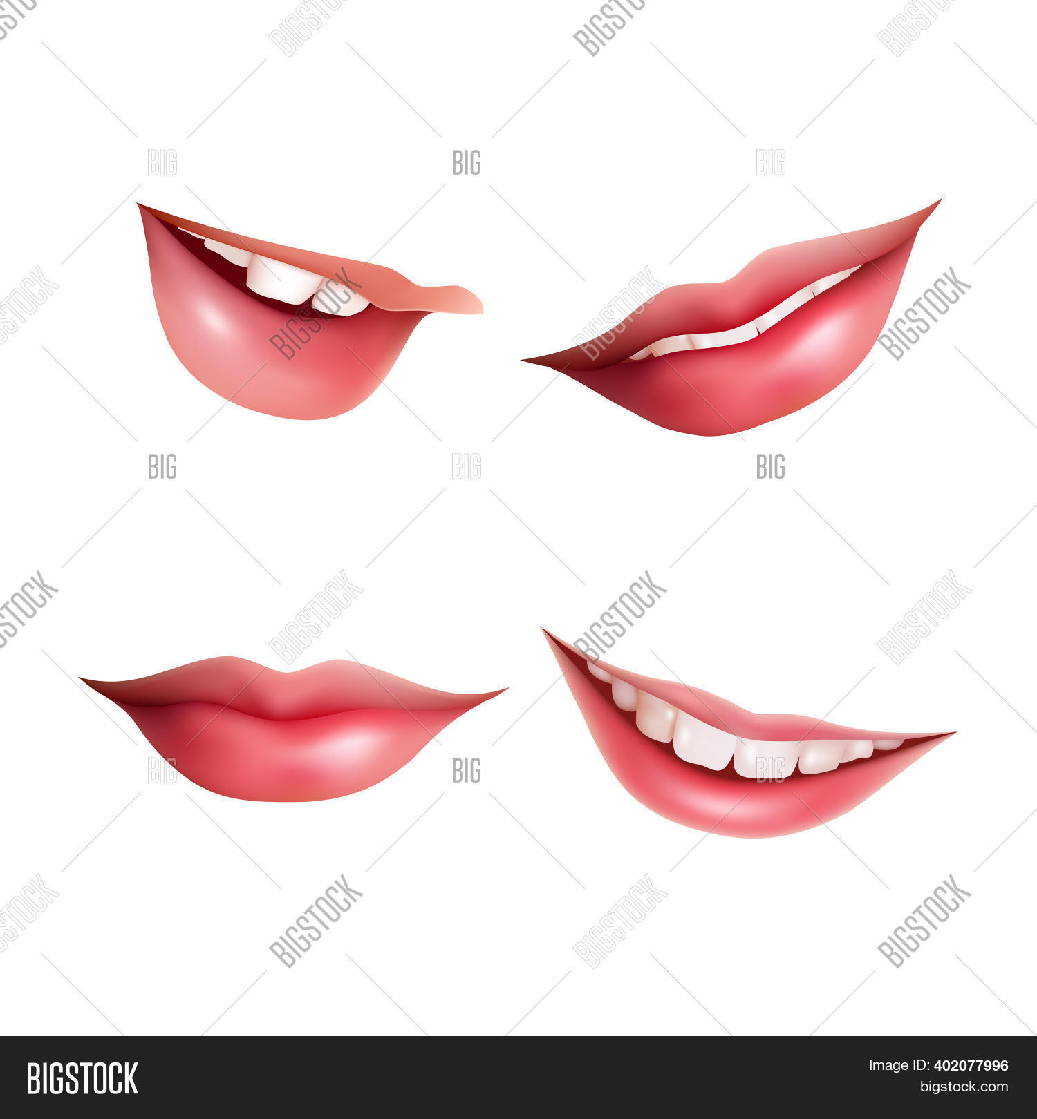 Woman Lips. Realistic Image & Photo (Free Trial) | Bigstock