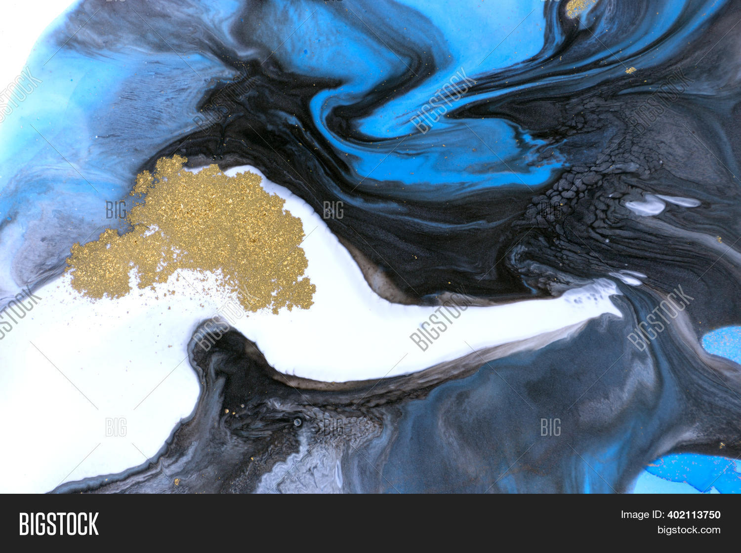 Black, Blue Gold Image & Photo (Free Trial) | Bigstock