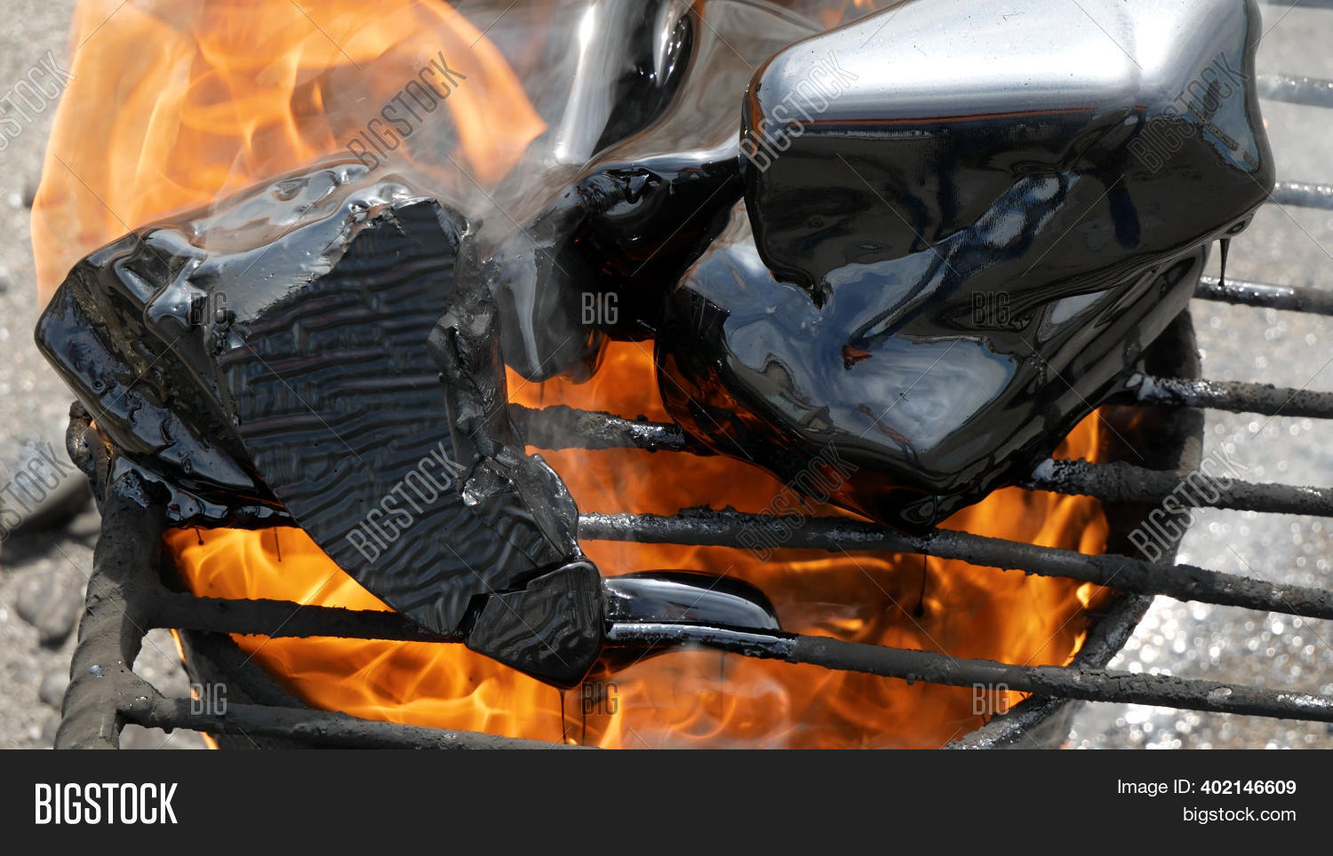 Molten Hot Tar Bucket Image & Photo (Free Trial) | Bigstock